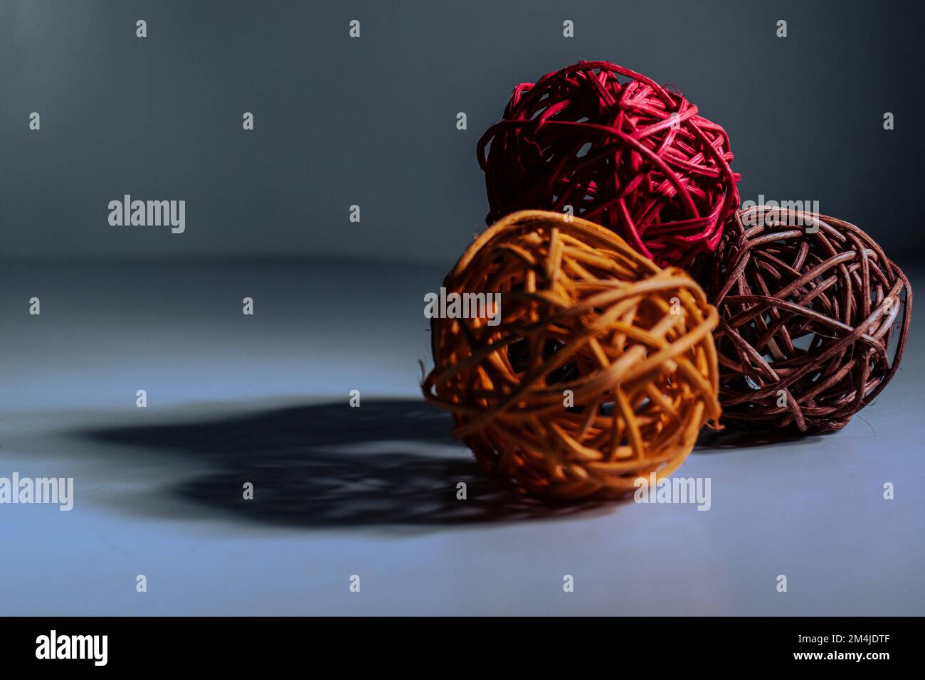 Just think about it. Inanimate objects on table with dim lighting Stock ...