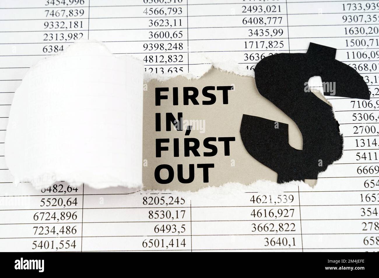 Fifo sign fifo first in hi-res stock photography and images - Alamy