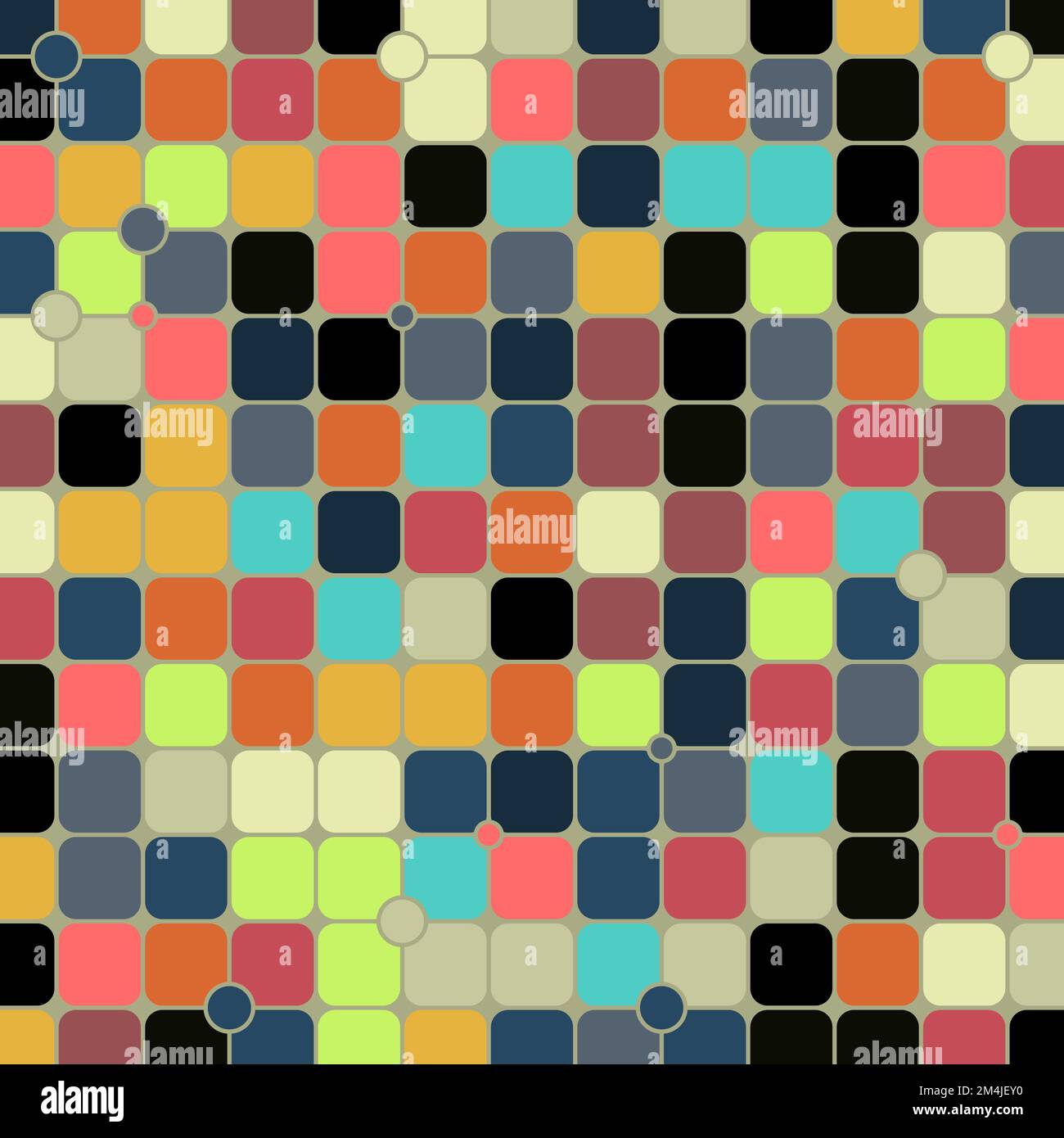 Color checkered squares background generative pattern illustration ...