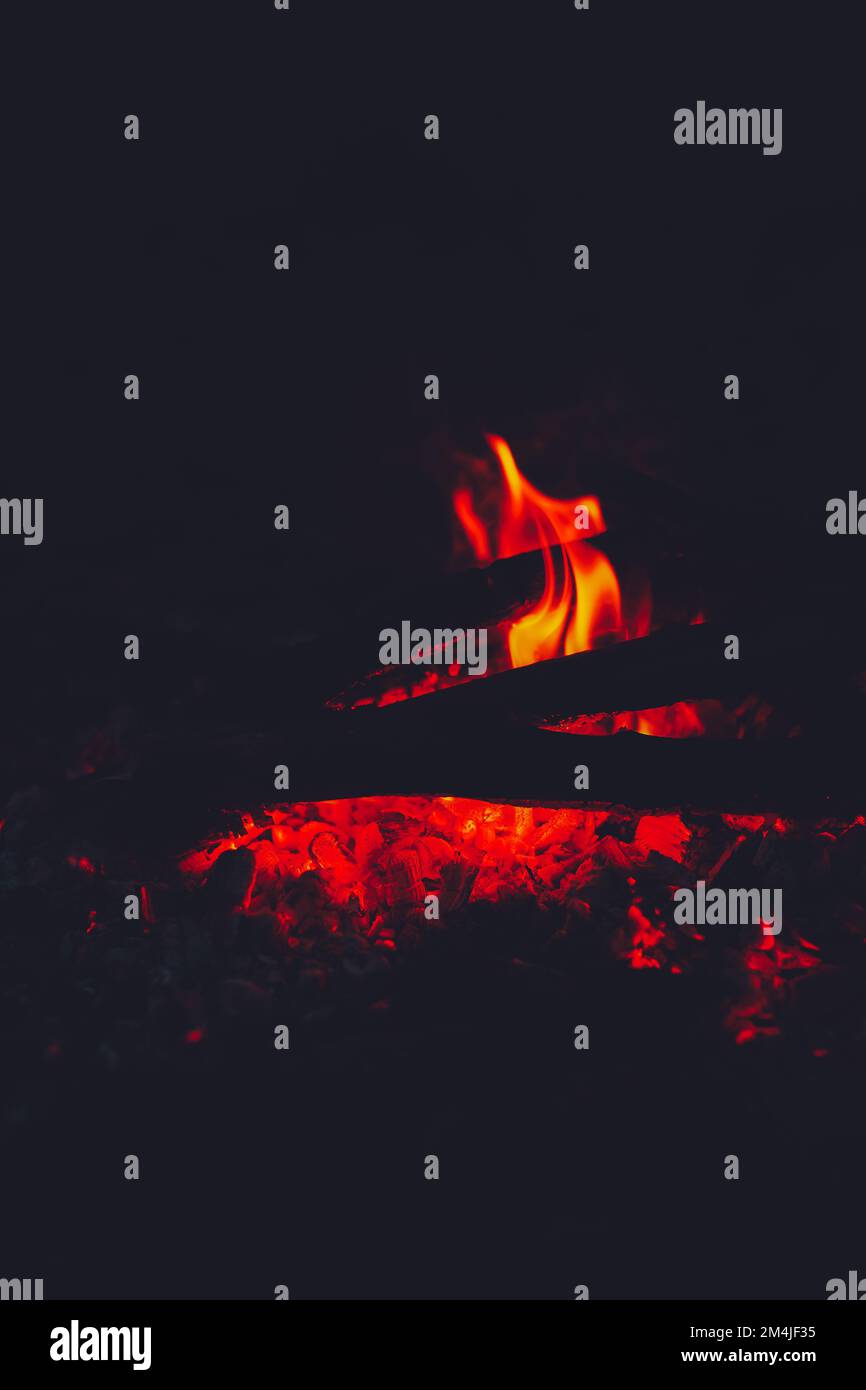 Fiery text effect hi-res stock photography and images - Alamy