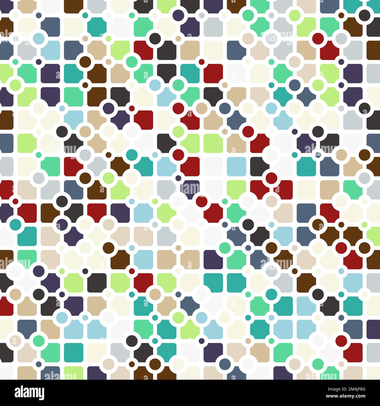 Color checkered squares background generative pattern illustration ...
