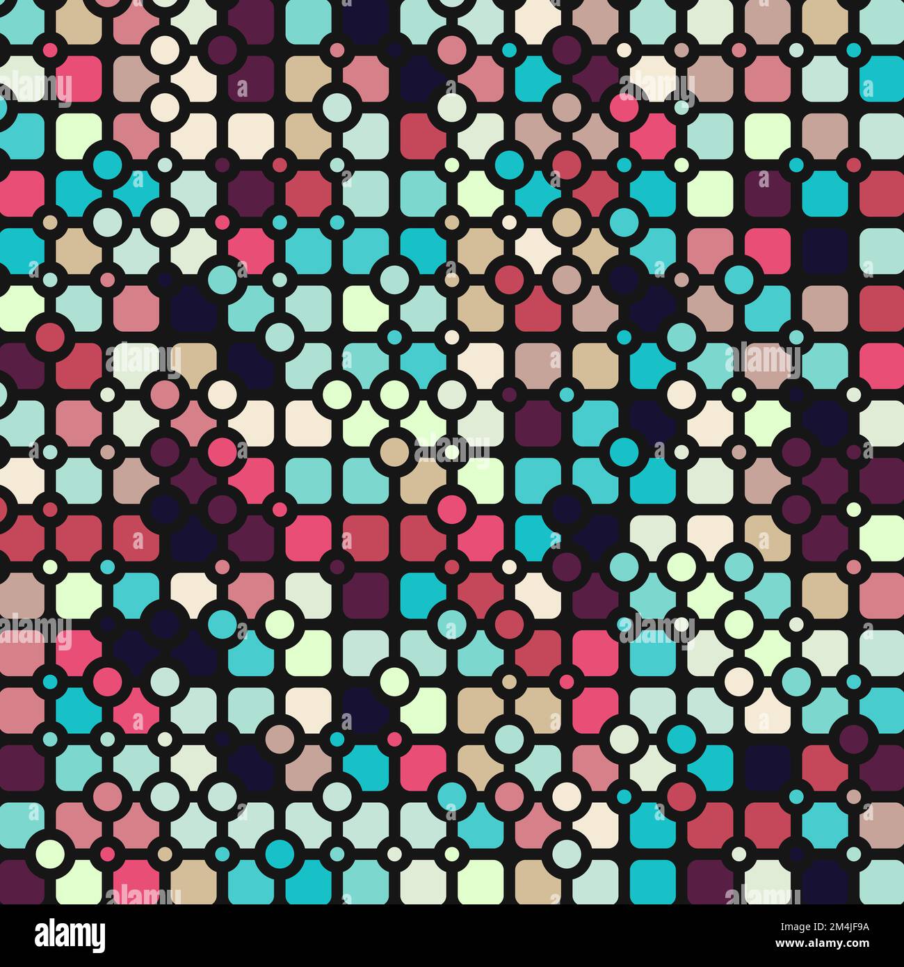 Color checkered squares background generative pattern illustration ...