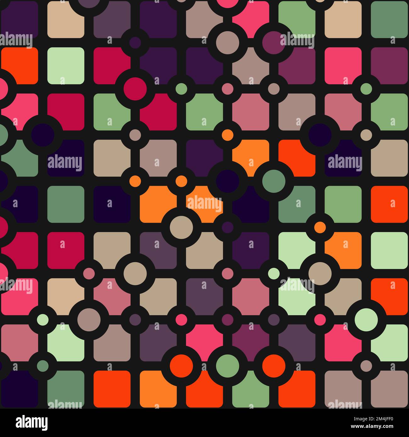 Color checkered squares background generative pattern illustration ...