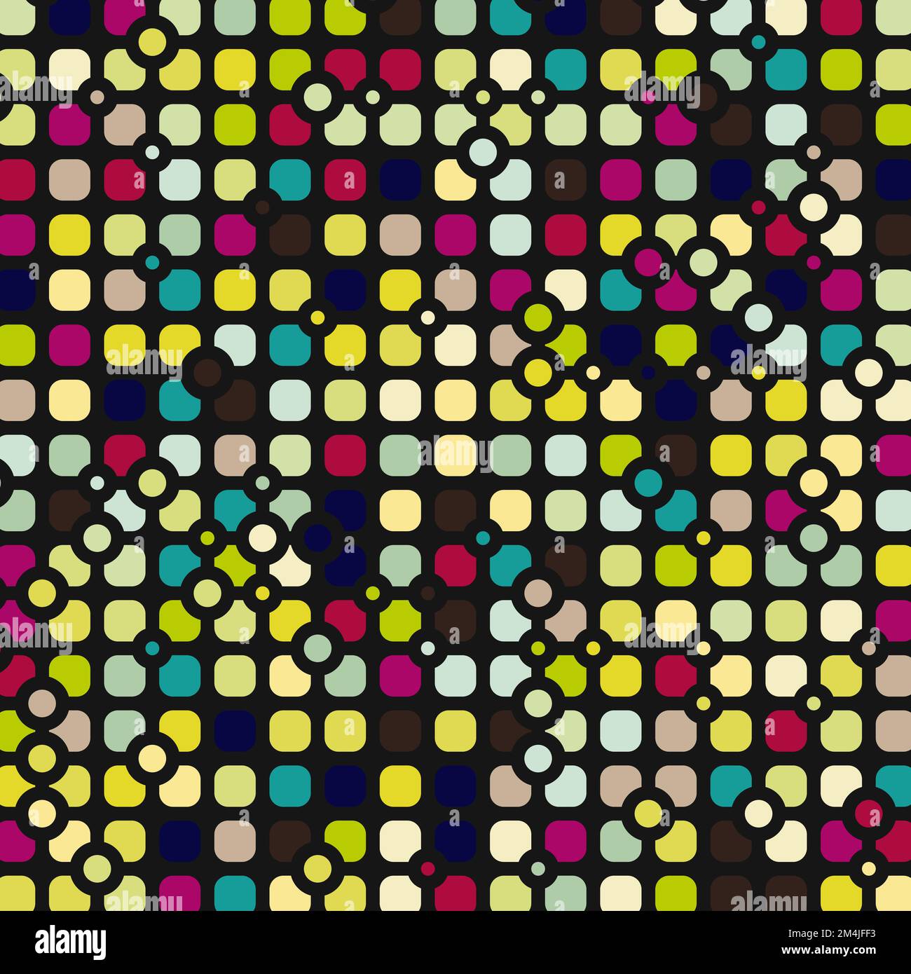 Color checkered squares background generative pattern illustration ...