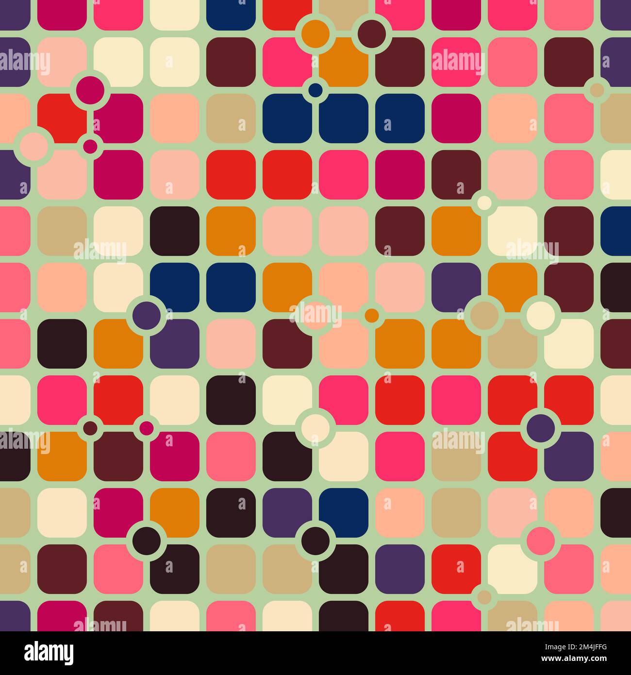 Color checkered squares background generative pattern illustration ...
