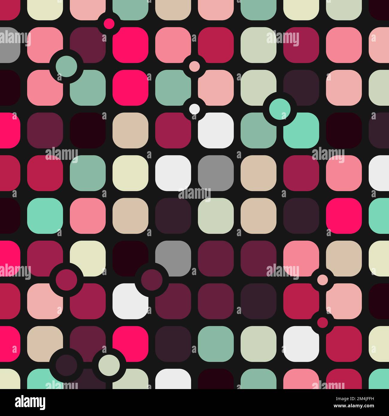 Color checkered squares background generative pattern illustration ...