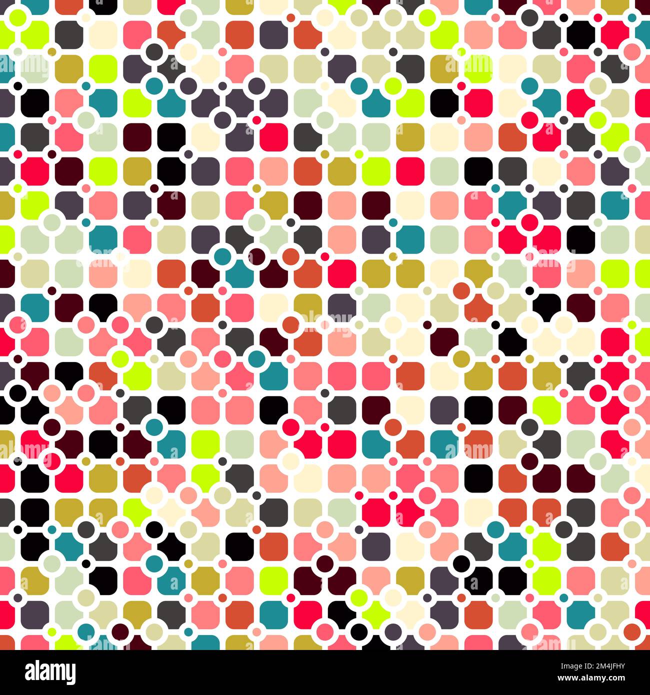 Color checkered squares background generative pattern illustration ...
