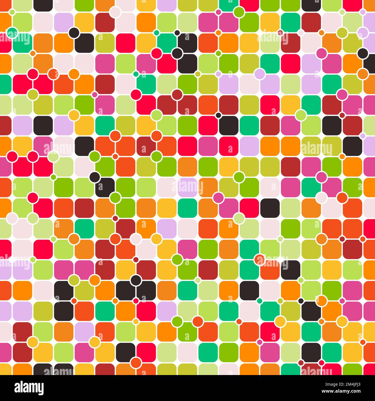 Color checkered squares background generative pattern illustration ...