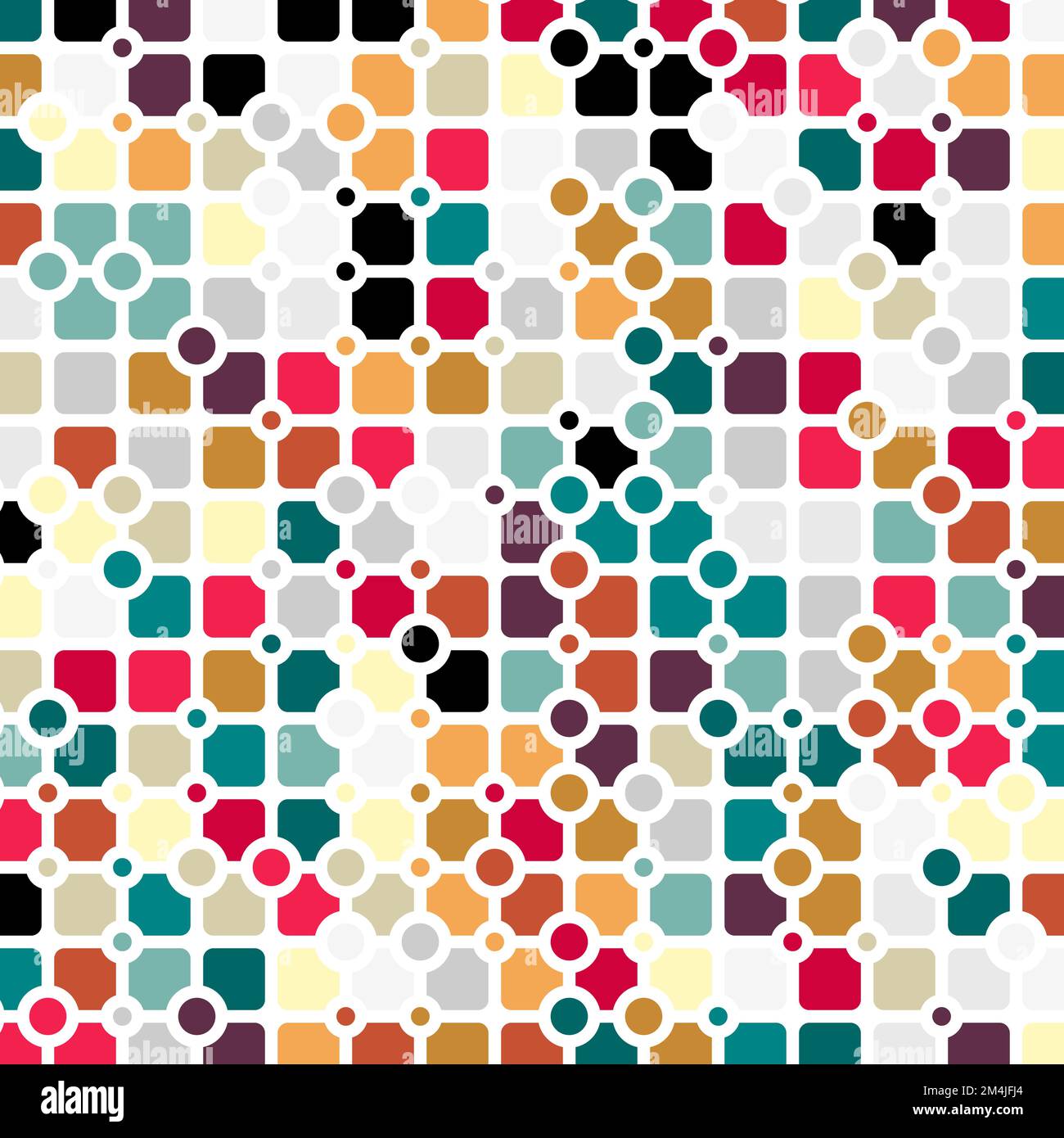 Color checkered squares background generative pattern illustration ...