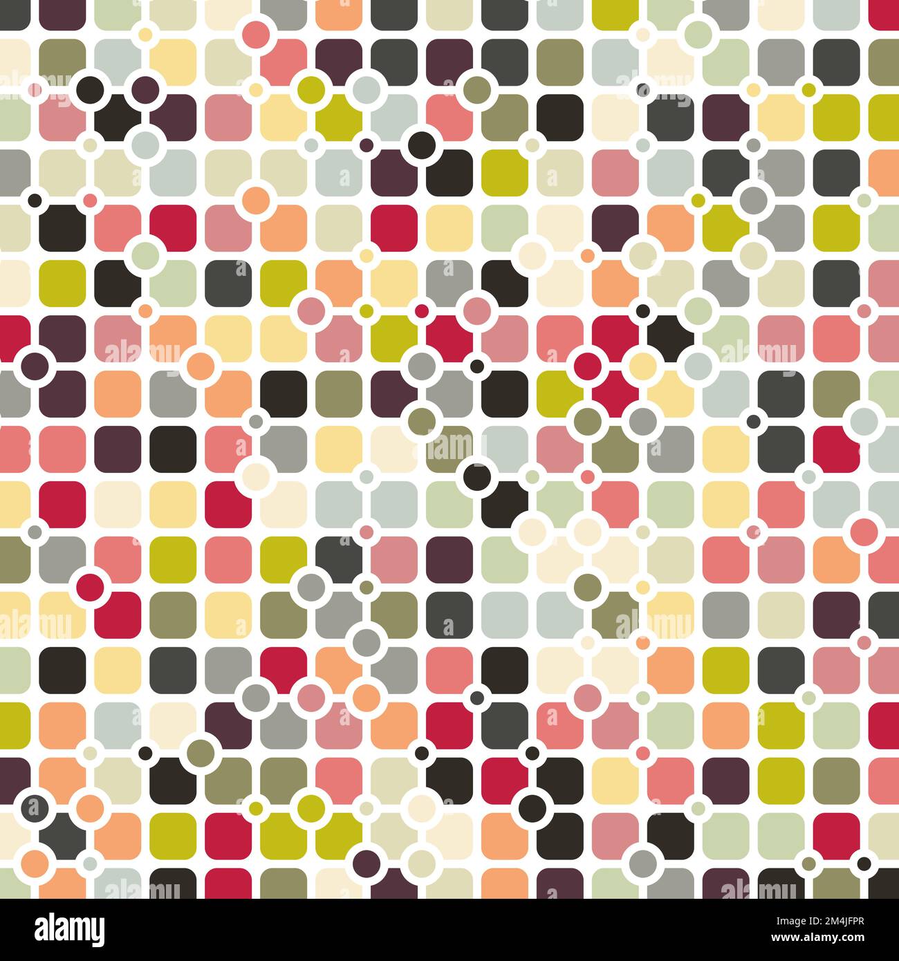 Color checkered squares background generative pattern illustration ...