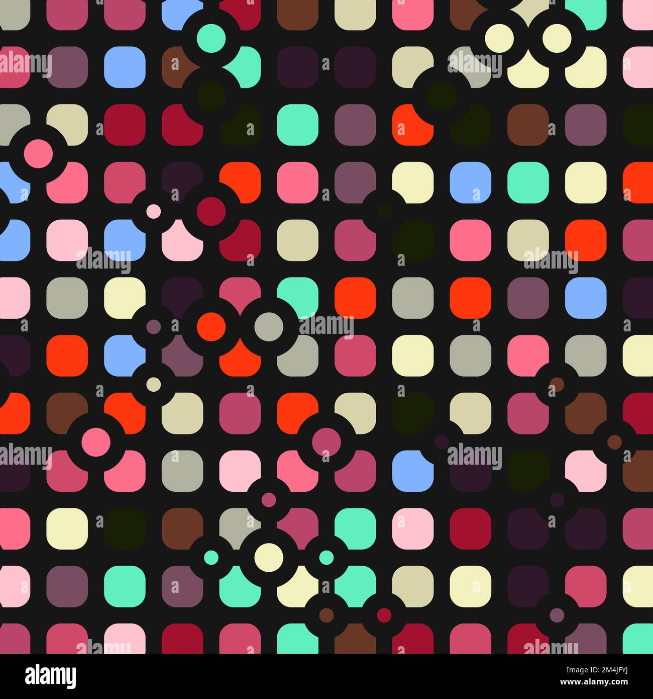 Color checkered squares background generative pattern illustration ...