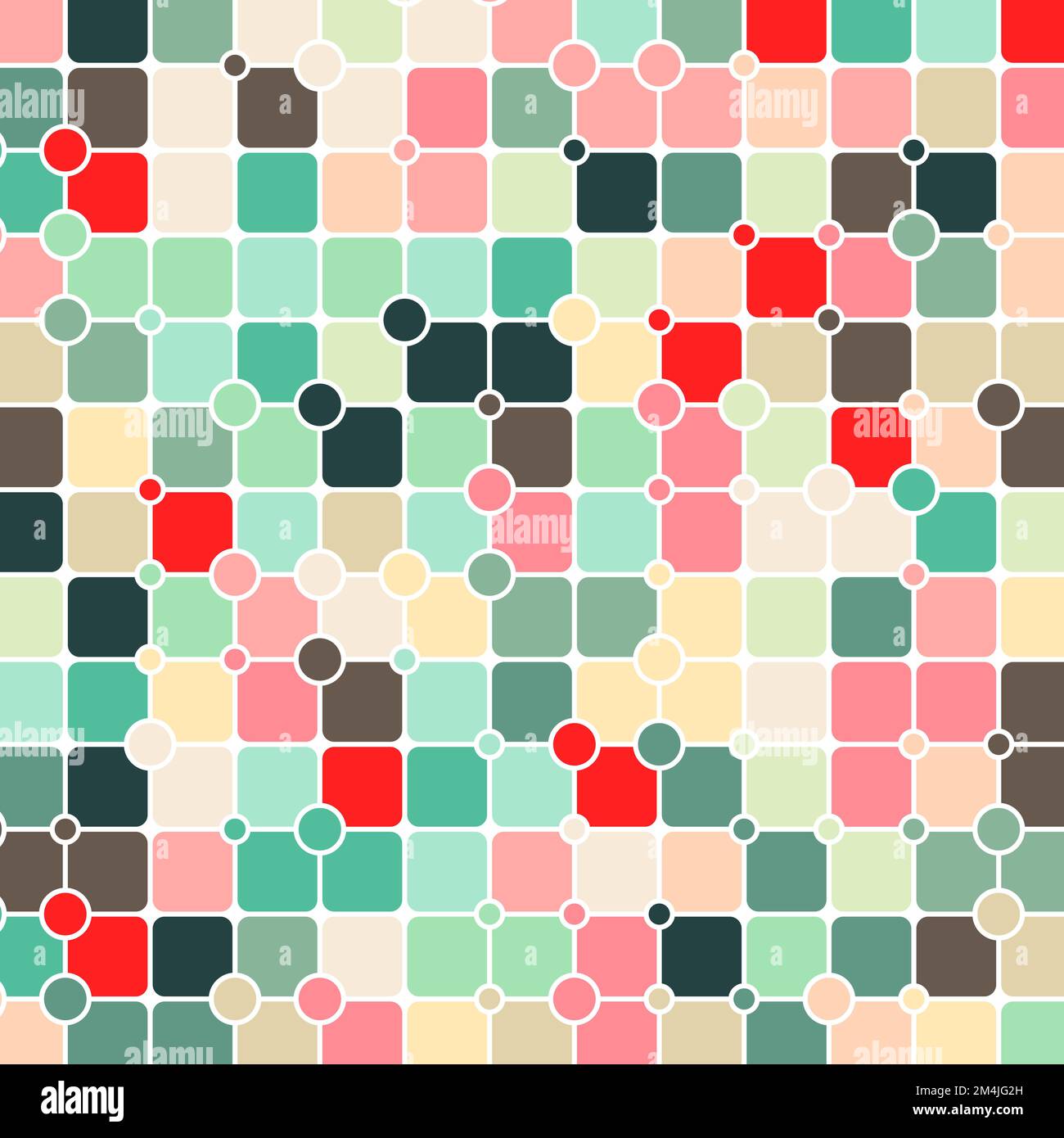 Color checkered squares background generative pattern illustration ...