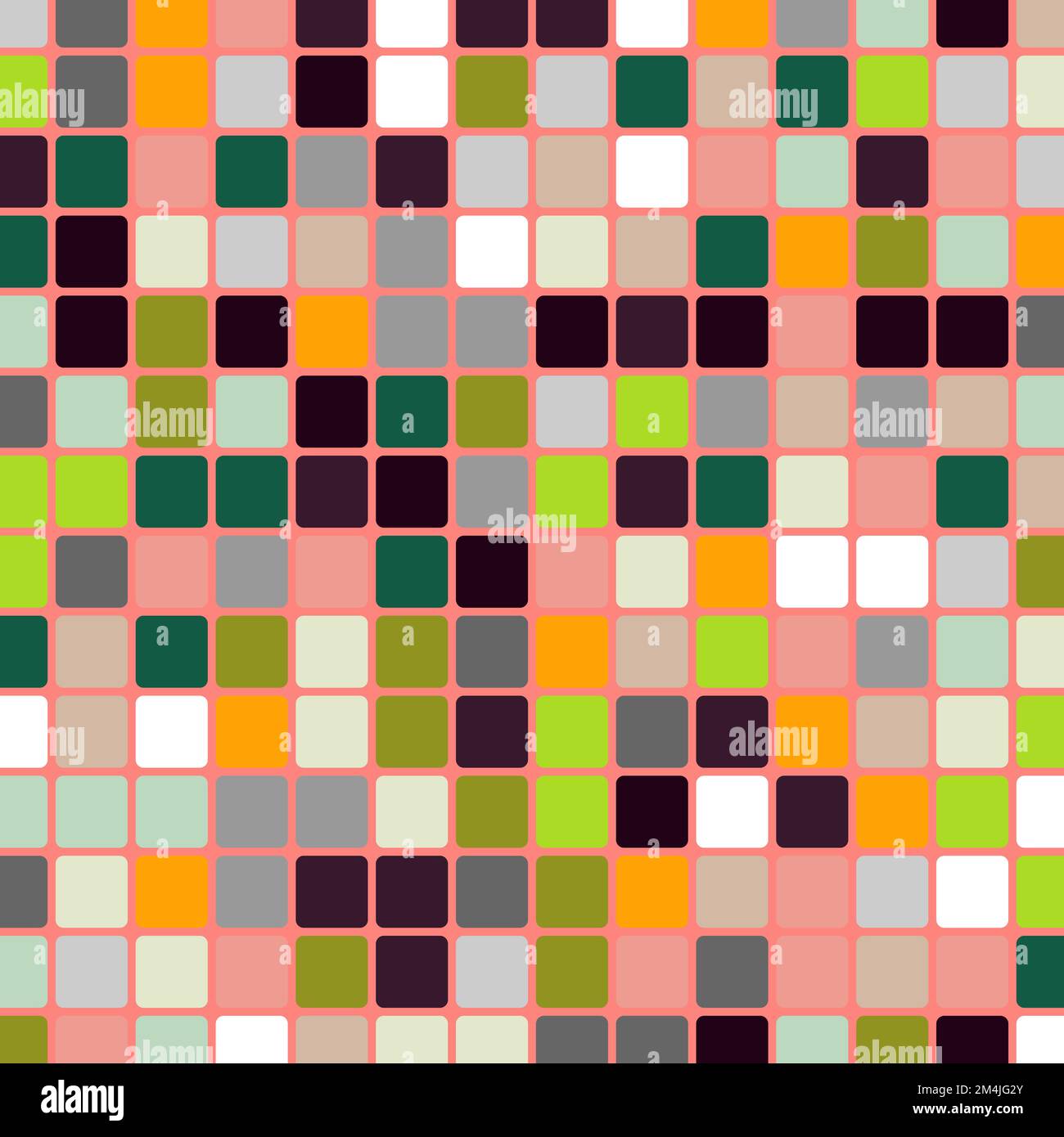 Color checkered squares background generative pattern illustration ...
