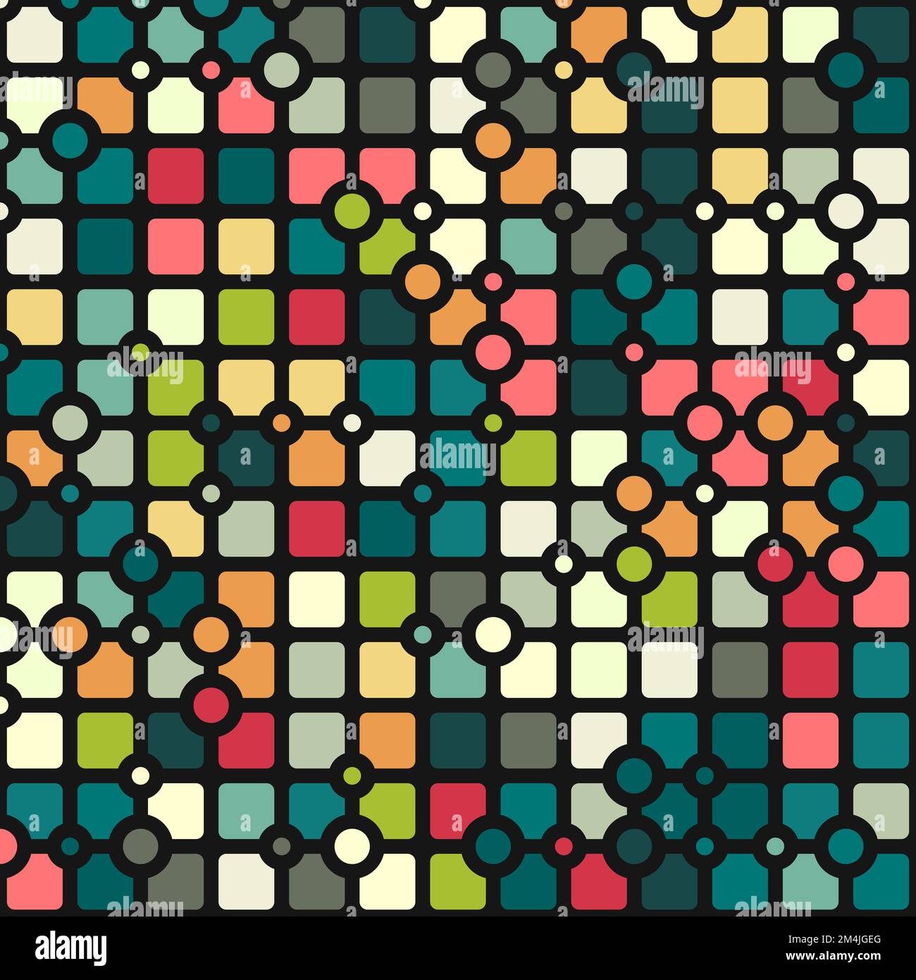 Color checkered squares background generative pattern illustration ...