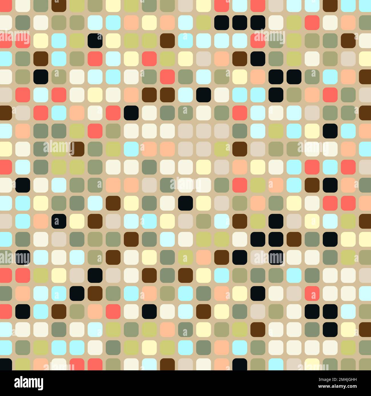 Color checkered squares background generative pattern illustration ...