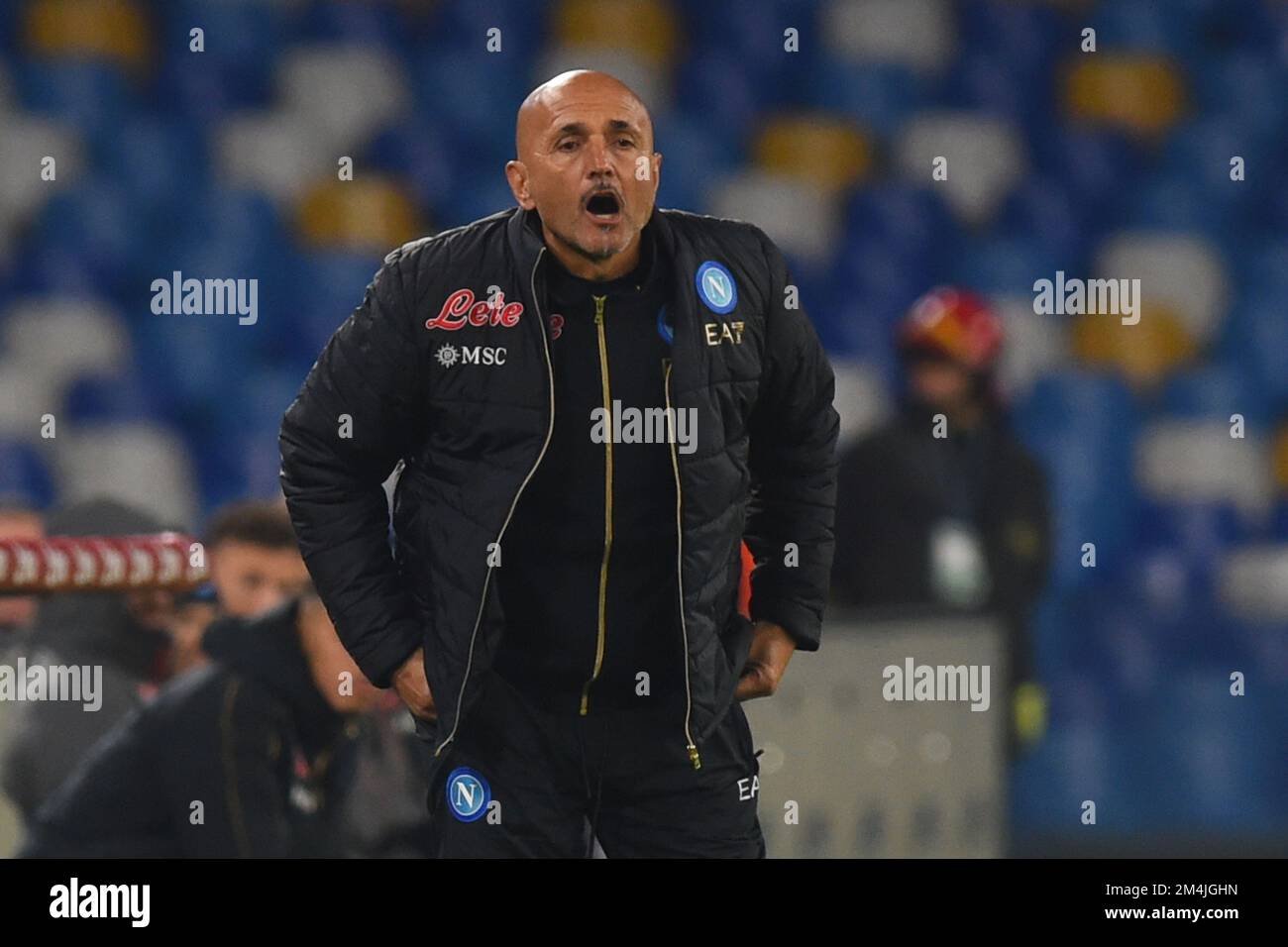 Napoli, Italy. 21st Dec, 2022. Luciano Spalletti Manager of SSC Napoli ...