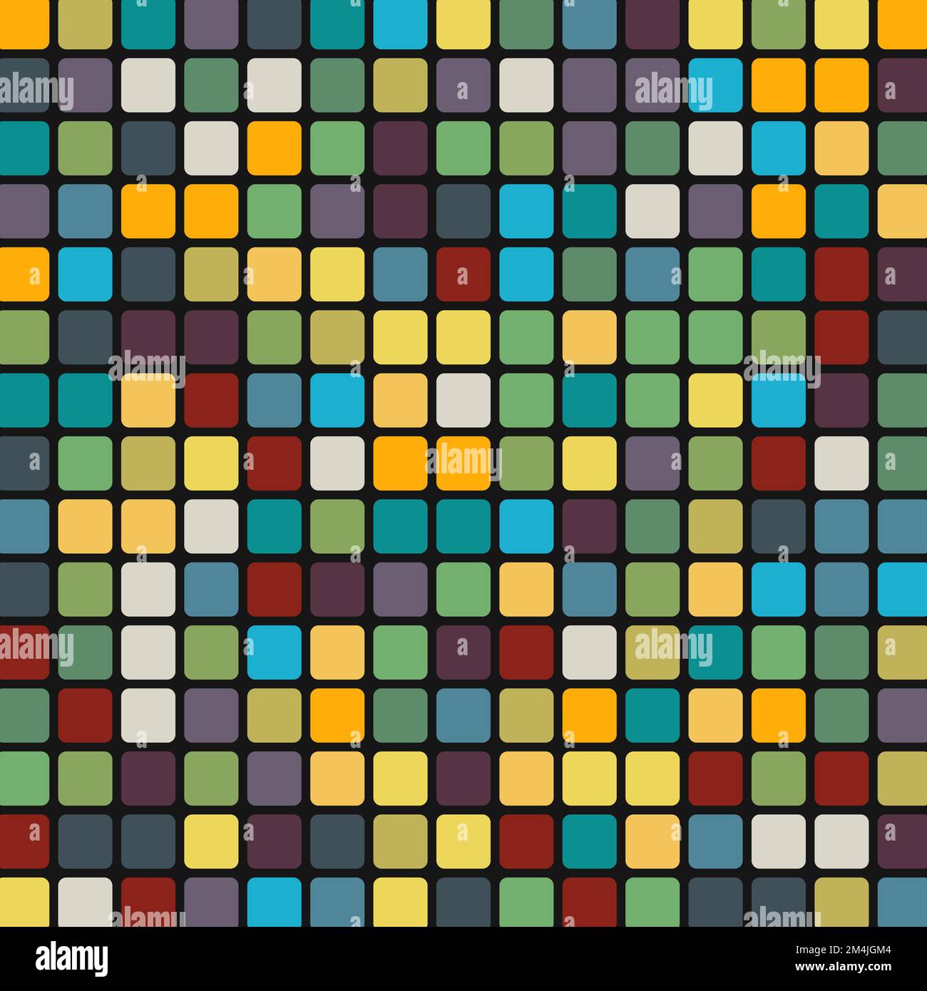 Color checkered squares background generative pattern illustration ...
