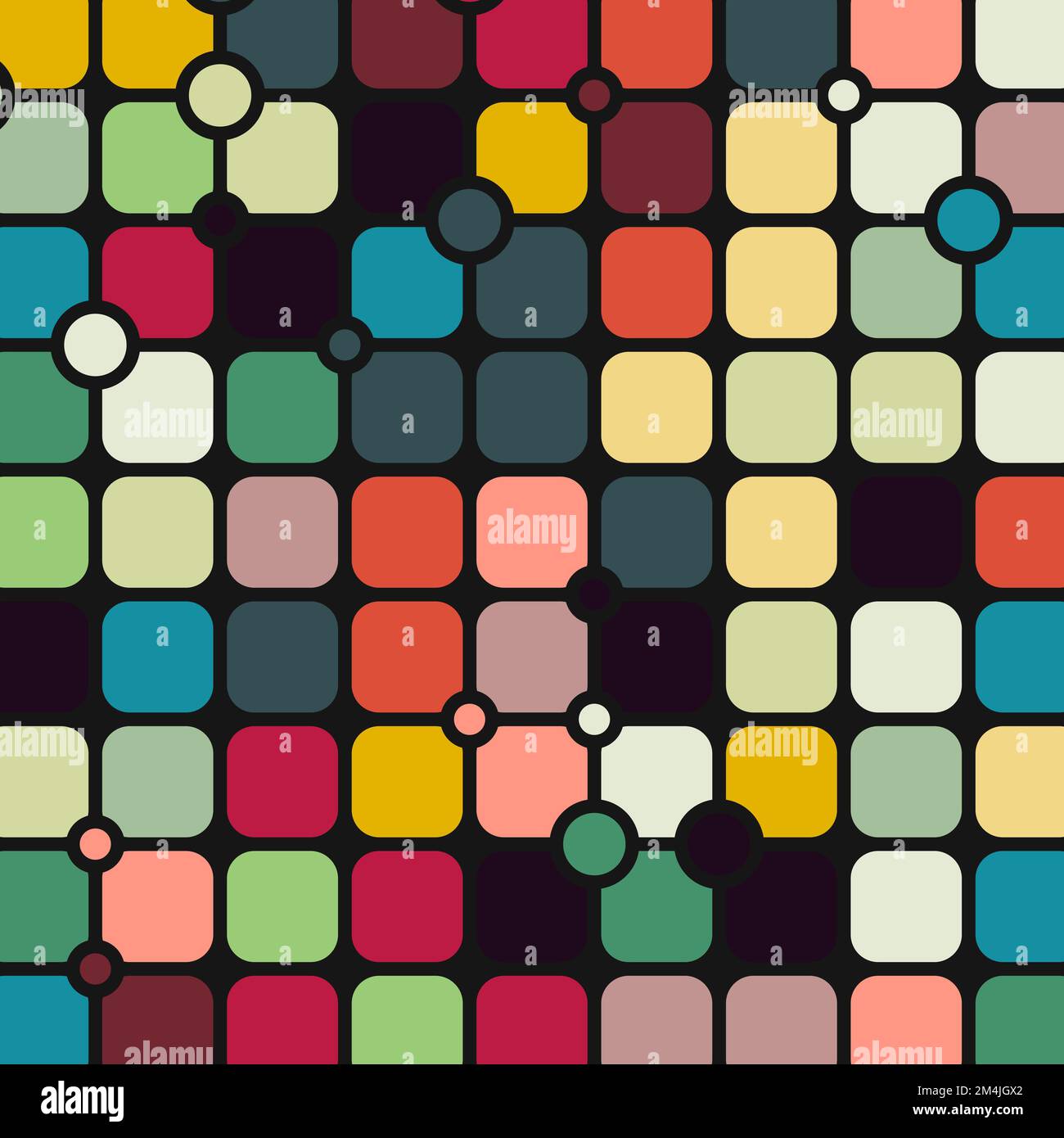 Color checkered squares background generative pattern illustration ...