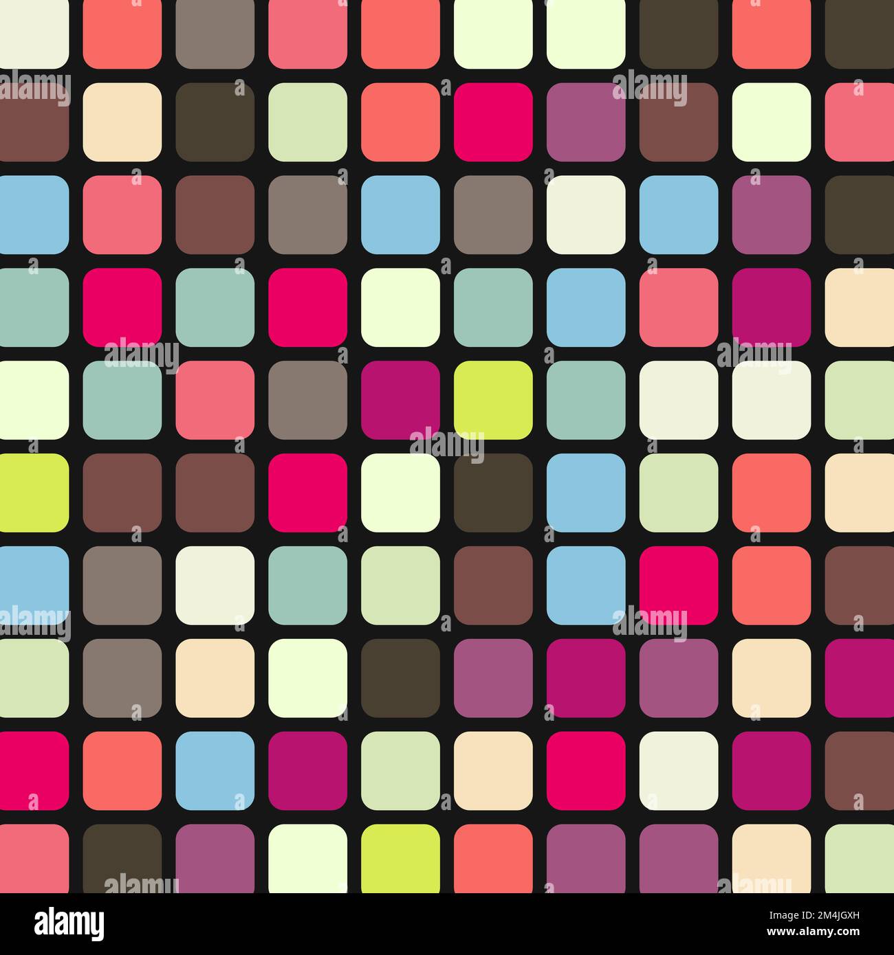 Color checkered squares background generative pattern illustration ...