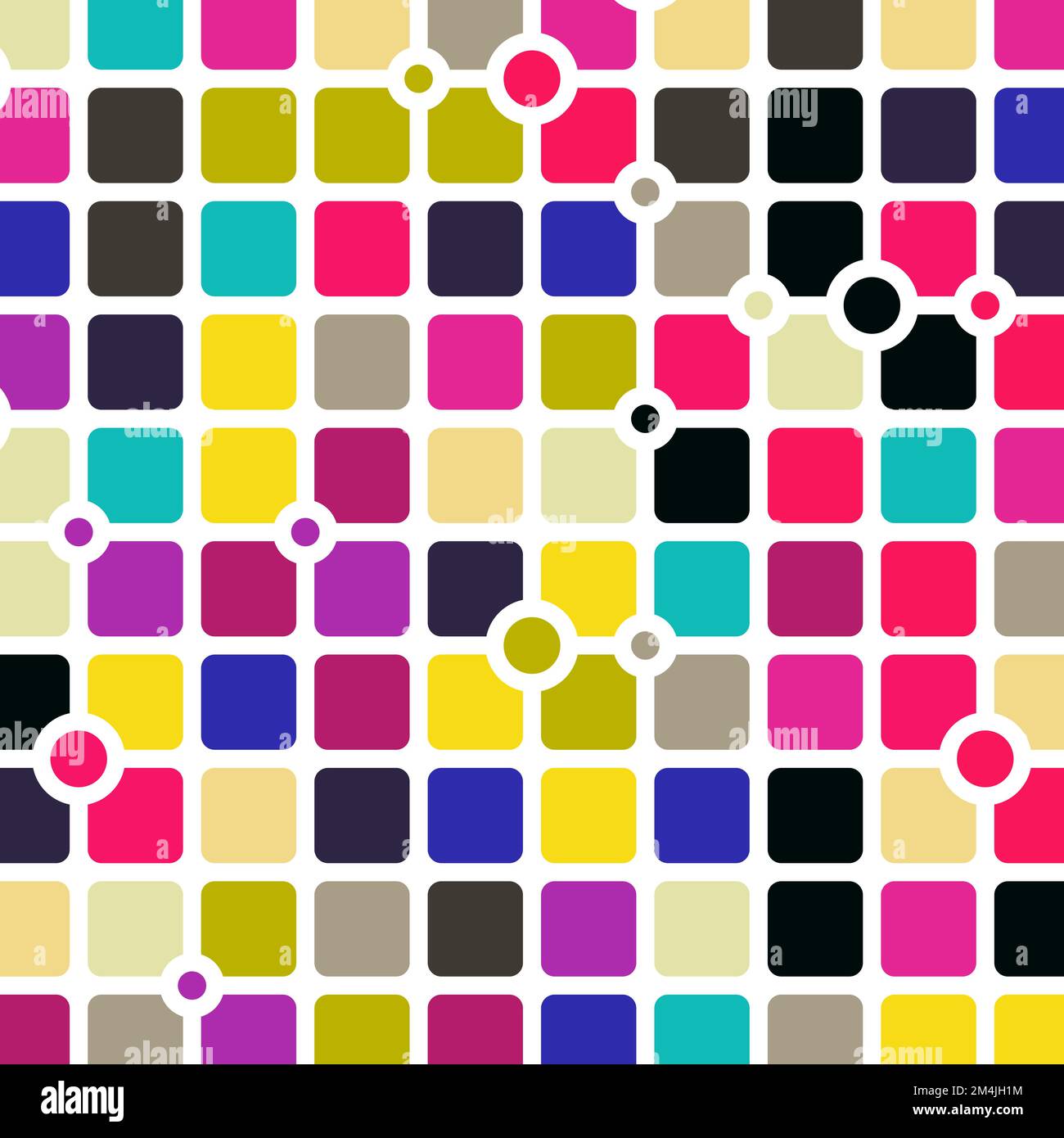 Color checkered squares background generative pattern illustration ...