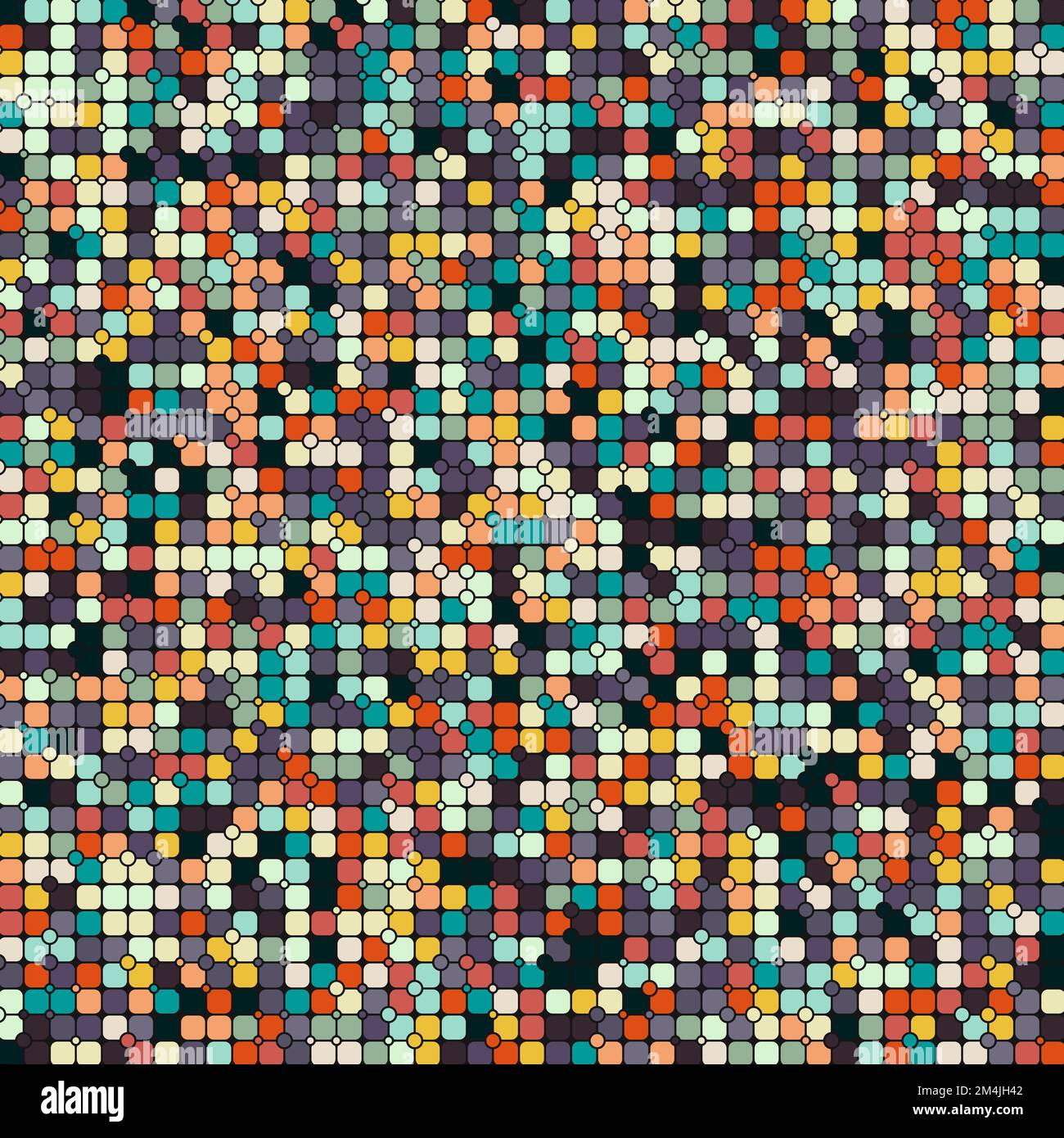 Color checkered squares background generative pattern illustration ...
