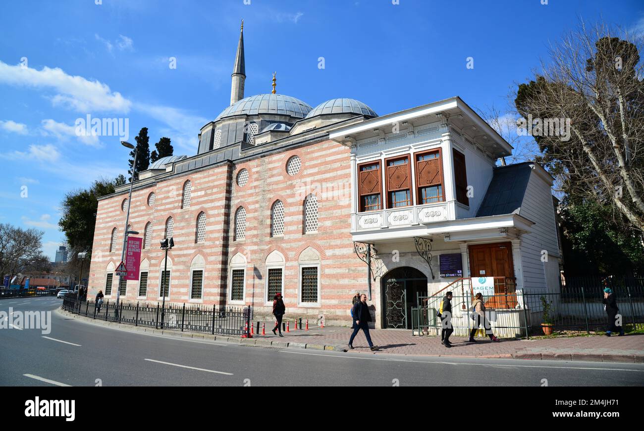 Located in Besiktas, Turkey, the Sinan Pasha Mosque was built in the ...