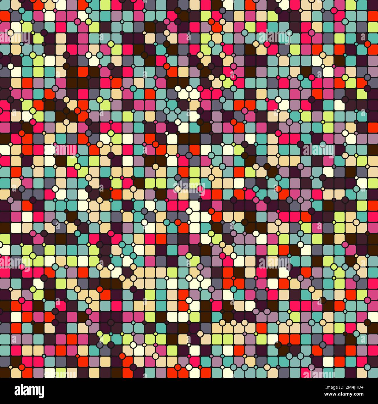 Color checkered squares background generative pattern illustration ...