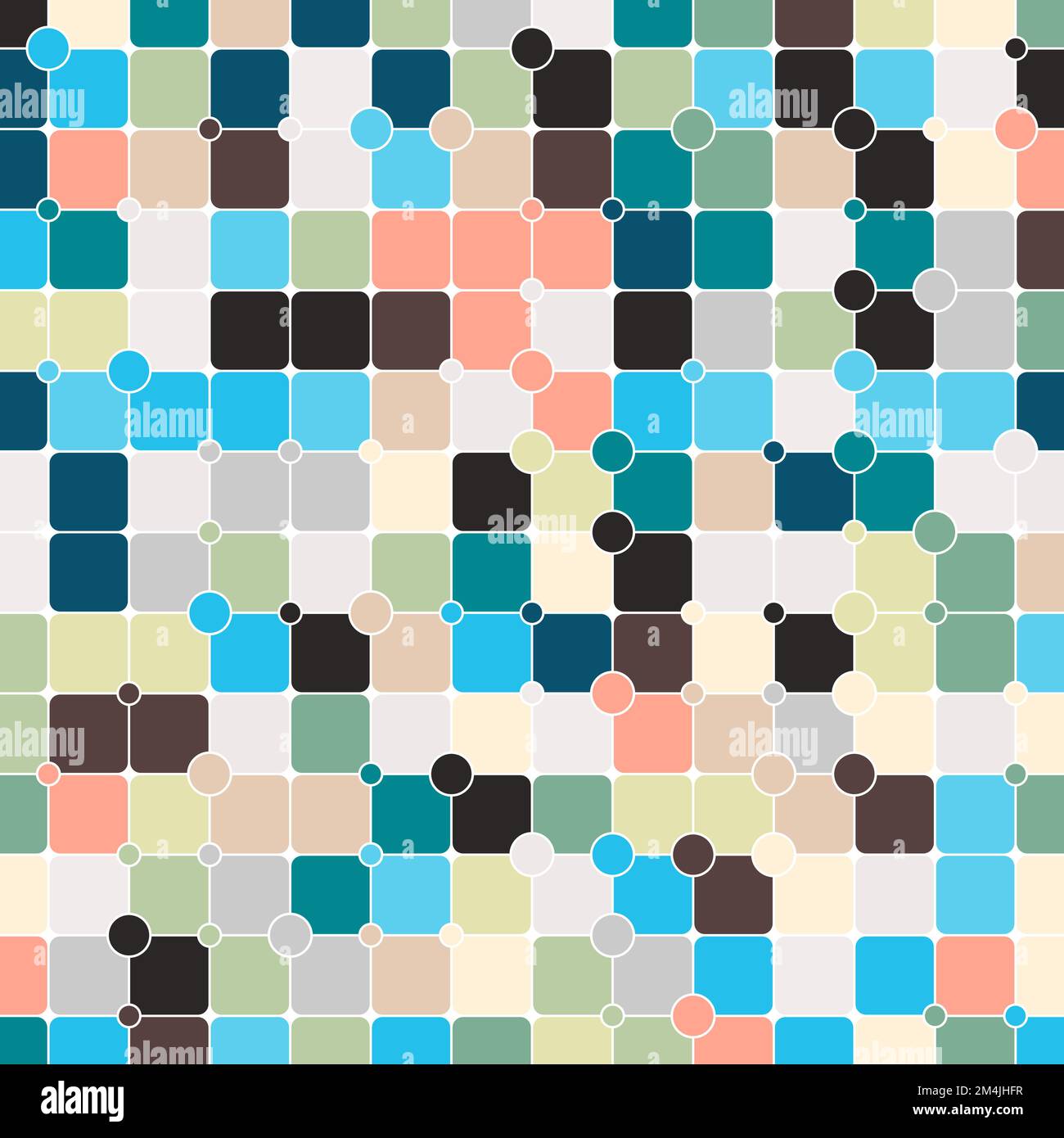 Color checkered squares background generative pattern illustration ...
