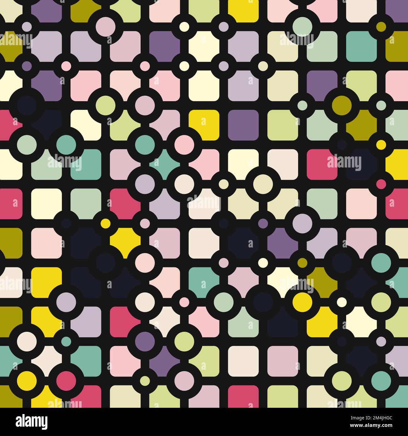 Color checkered squares background generative pattern illustration ...