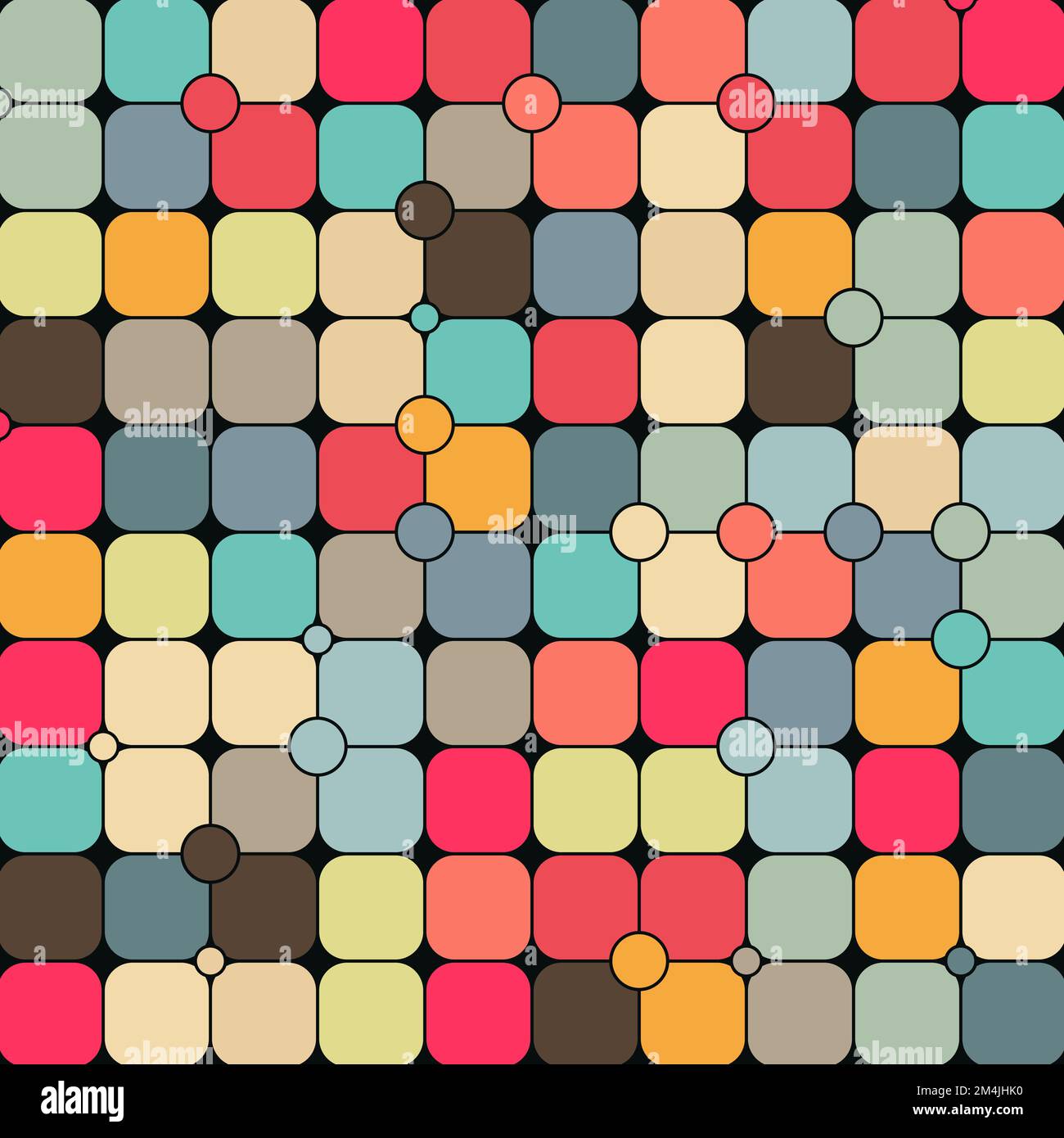 Color checkered squares background generative pattern illustration ...