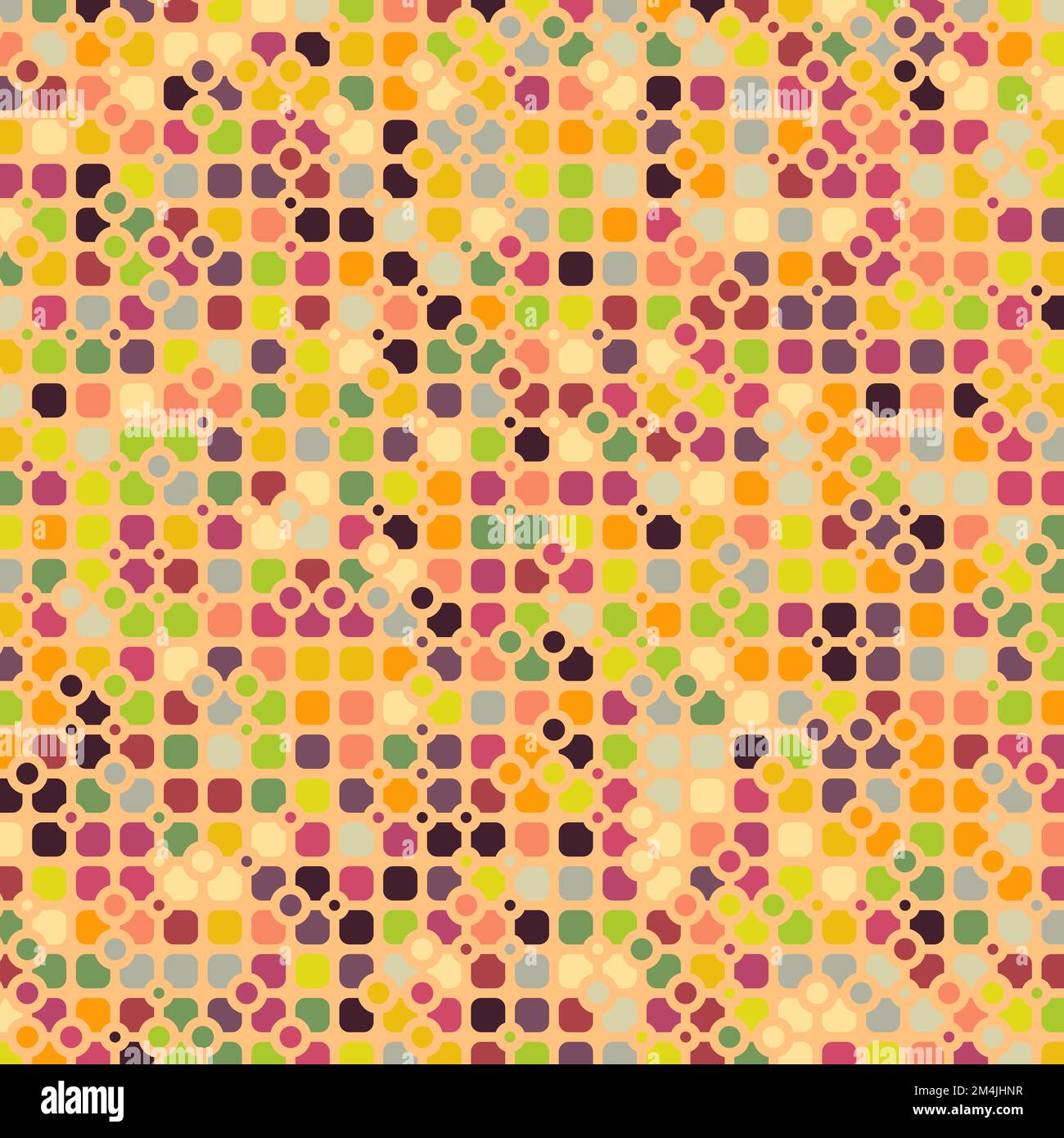 Color checkered squares background generative pattern illustration ...