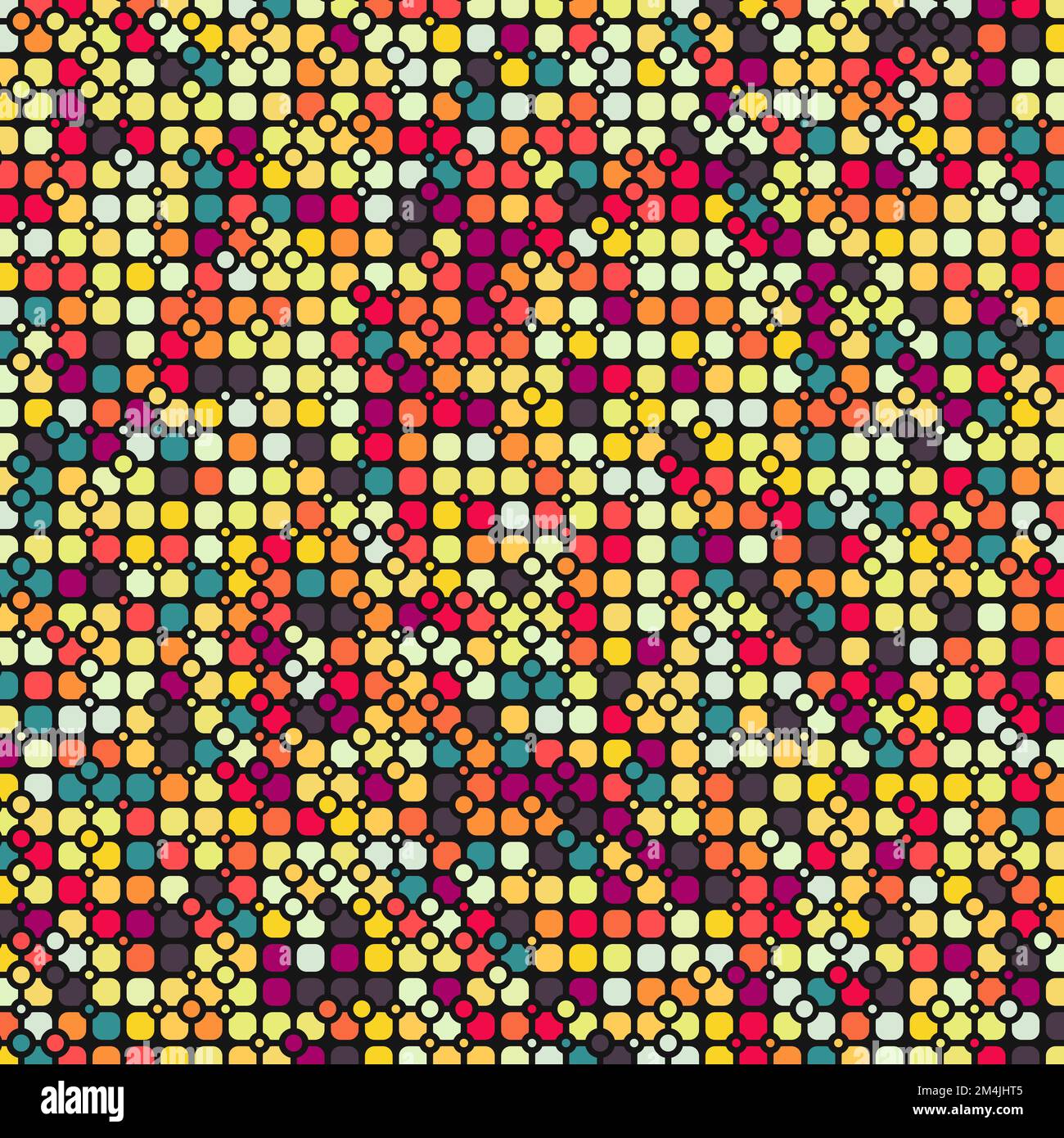 Color checkered squares background generative pattern illustration ...