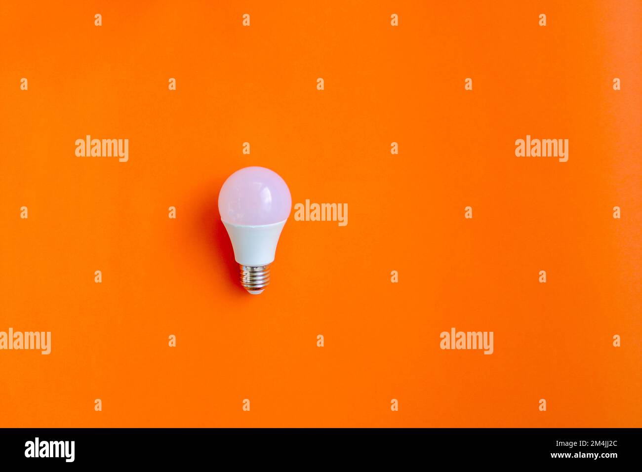 light bulb idea. Goal lettering created from led bulb on colored ...