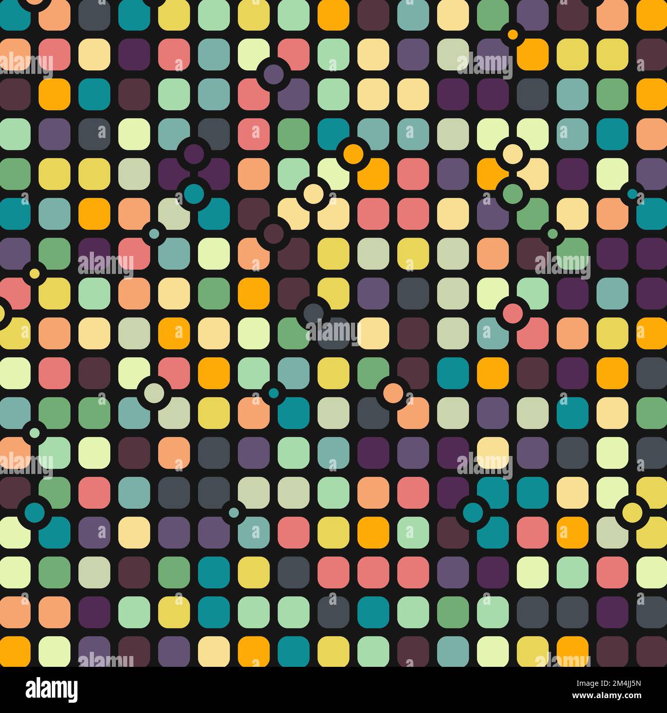 Color checkered squares background generative pattern illustration ...