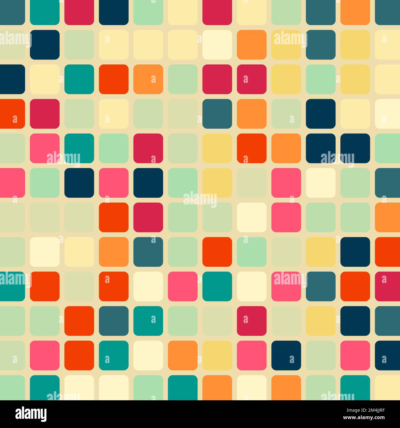 Color checkered squares background generative pattern illustration ...