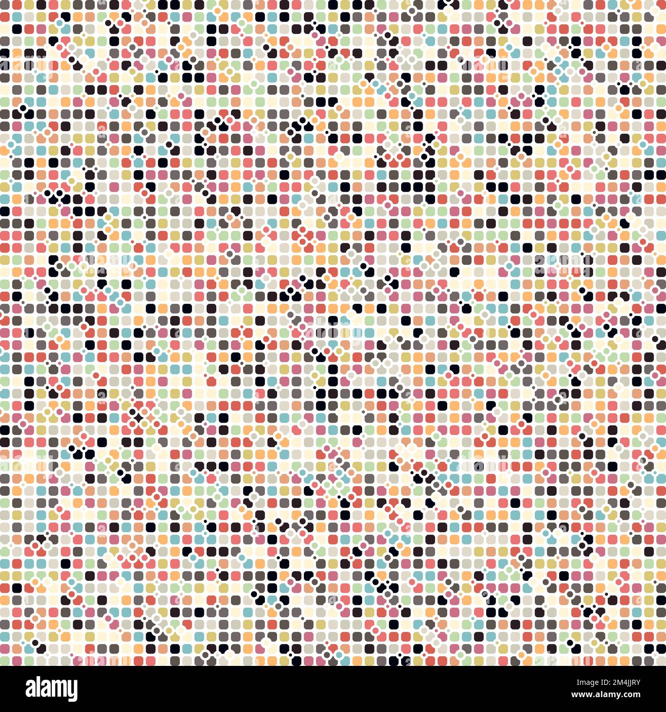 Color checkered squares background generative pattern illustration ...