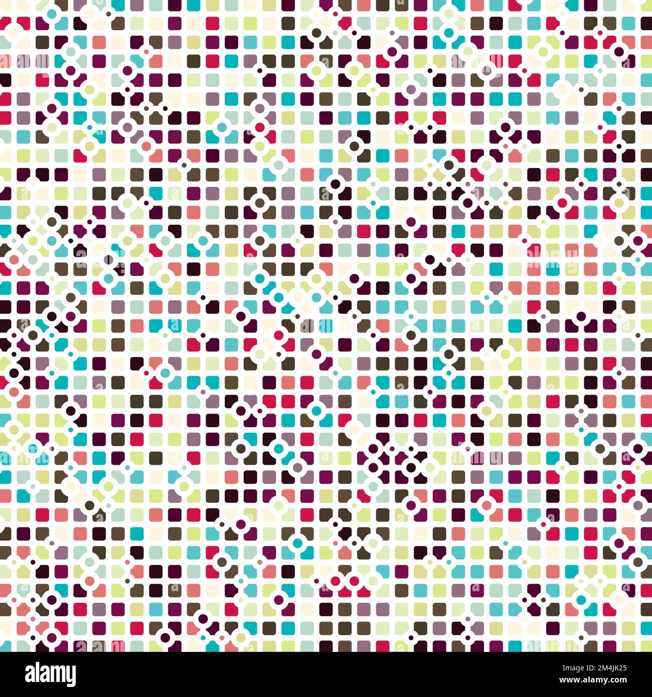 Color checkered squares background generative pattern illustration ...