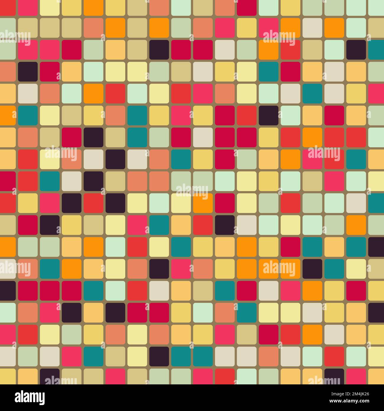 Color checkered squares background generative pattern illustration ...