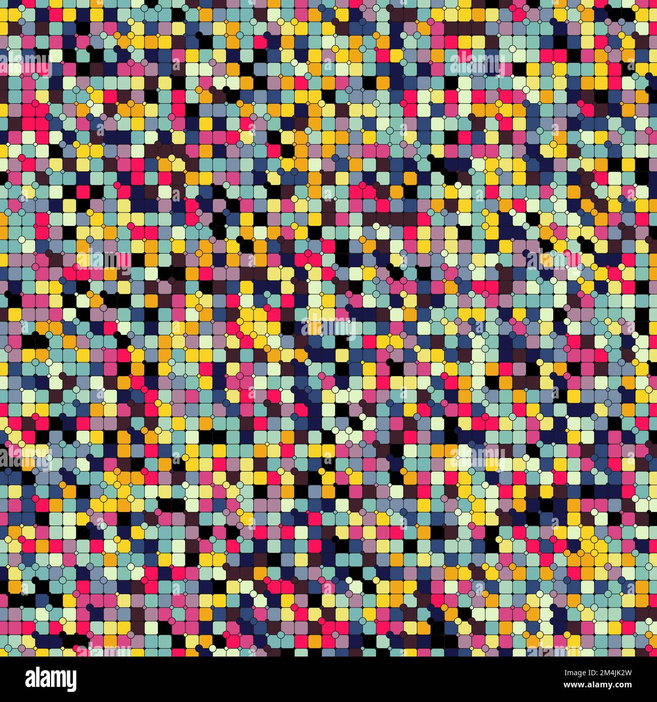 Color checkered squares background generative pattern illustration ...