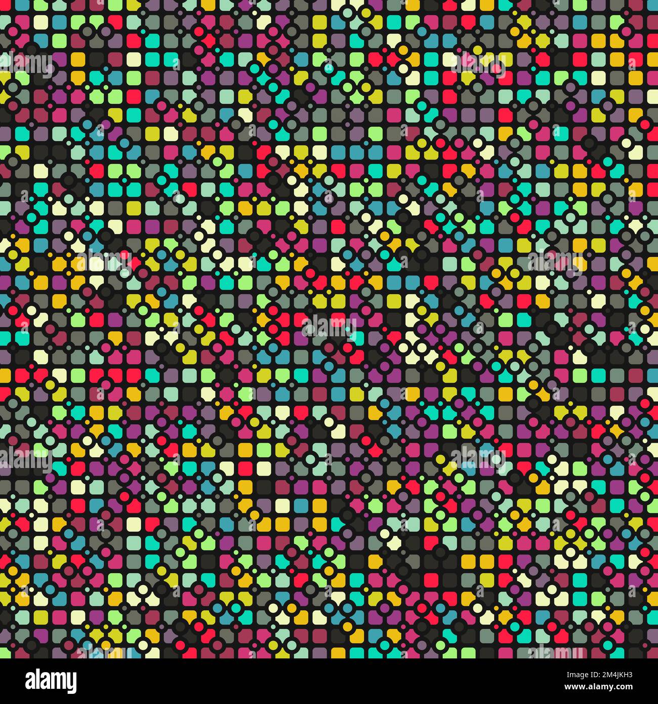 Color checkered squares background generative pattern illustration ...