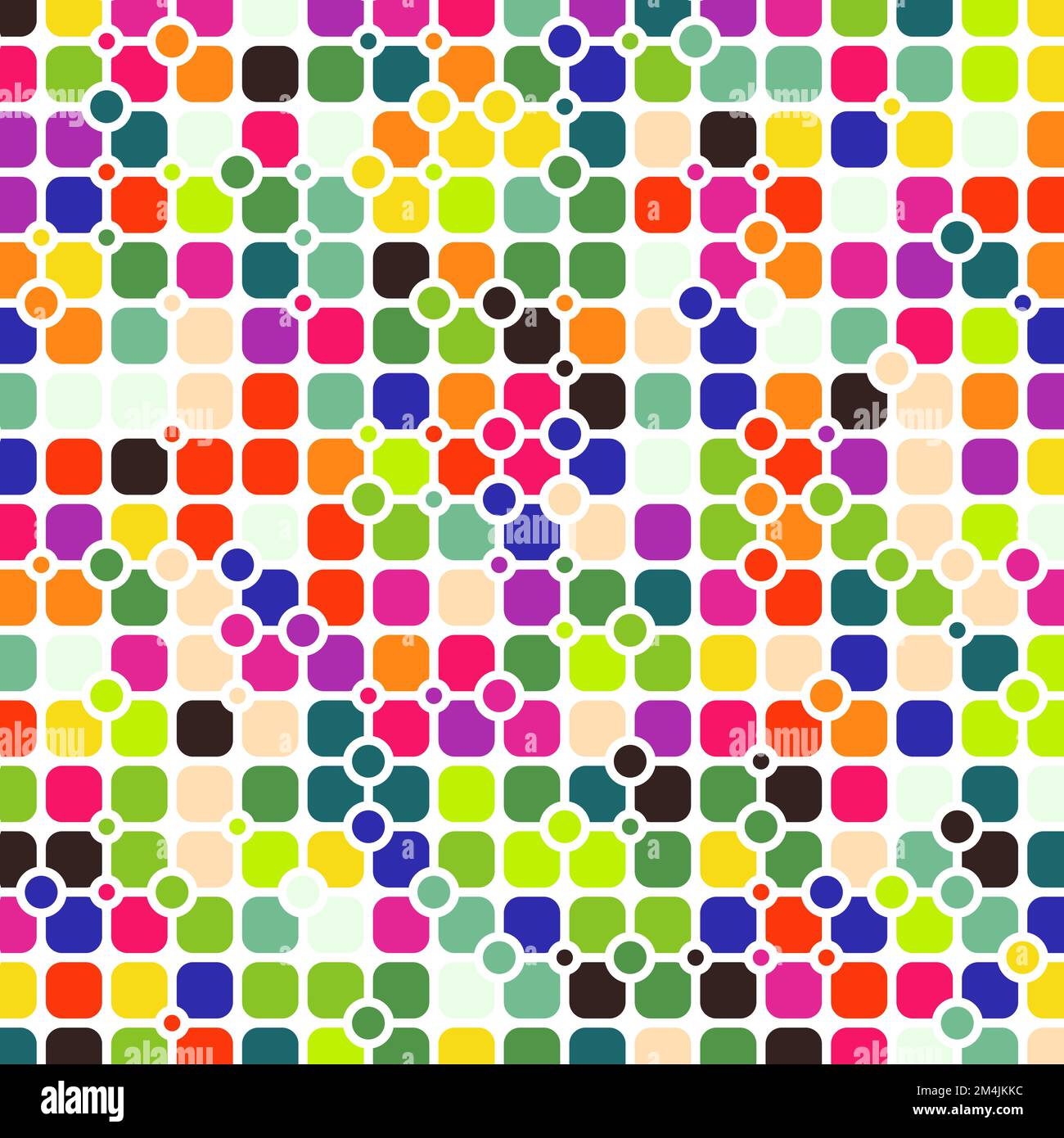 Color checkered squares background generative pattern illustration ...