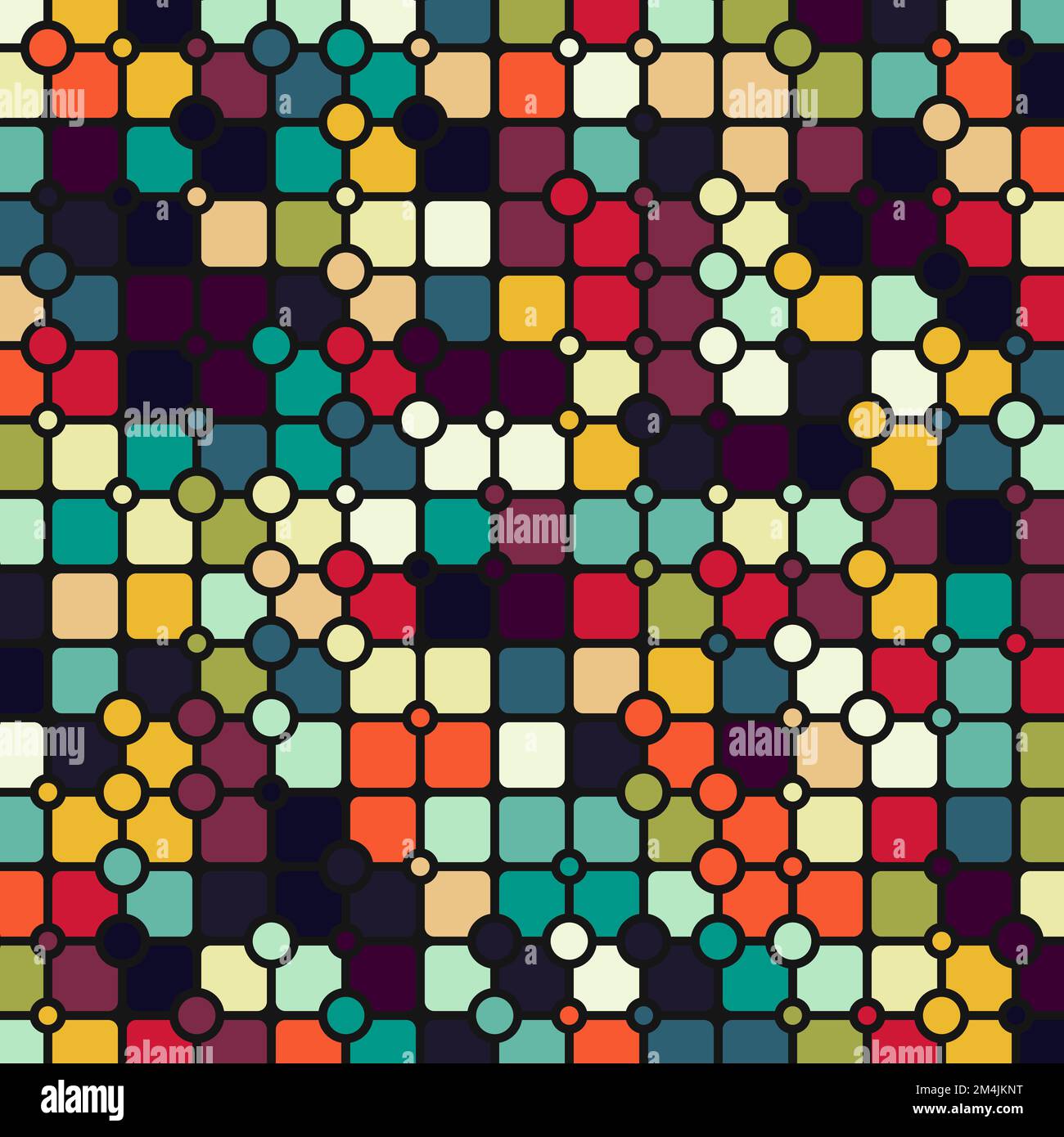 Color checkered squares background generative pattern illustration ...