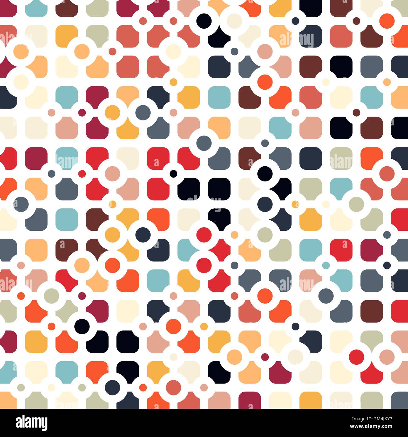 Color checkered squares background generative pattern illustration ...