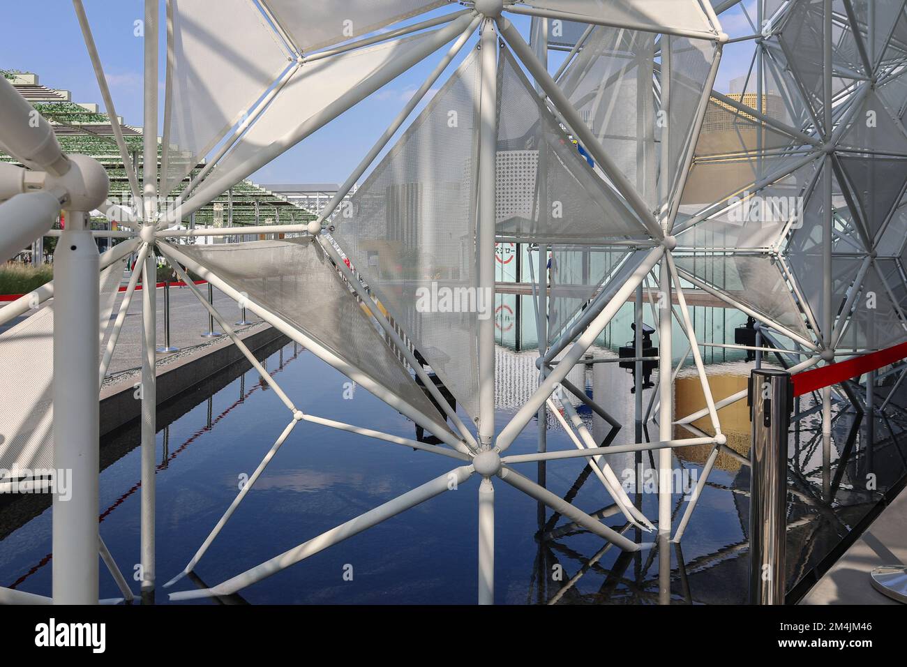 Dubai, UAE - November 30, 2021: Exhibition EXPO 2020. Unusual ...