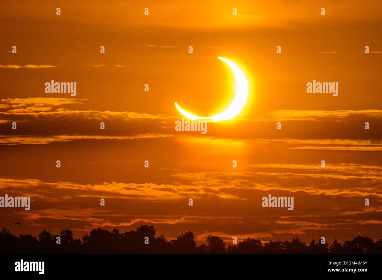 Partial annular solar eclipse, Greater Sudbury, Ontario, Canada Stock ... Partial annular solar eclipse, Greater Sudbury, Ontario, Canada Stock ...