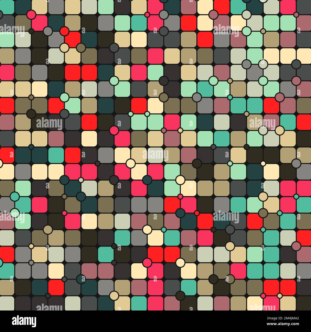 Color checkered squares background generative pattern illustration ...