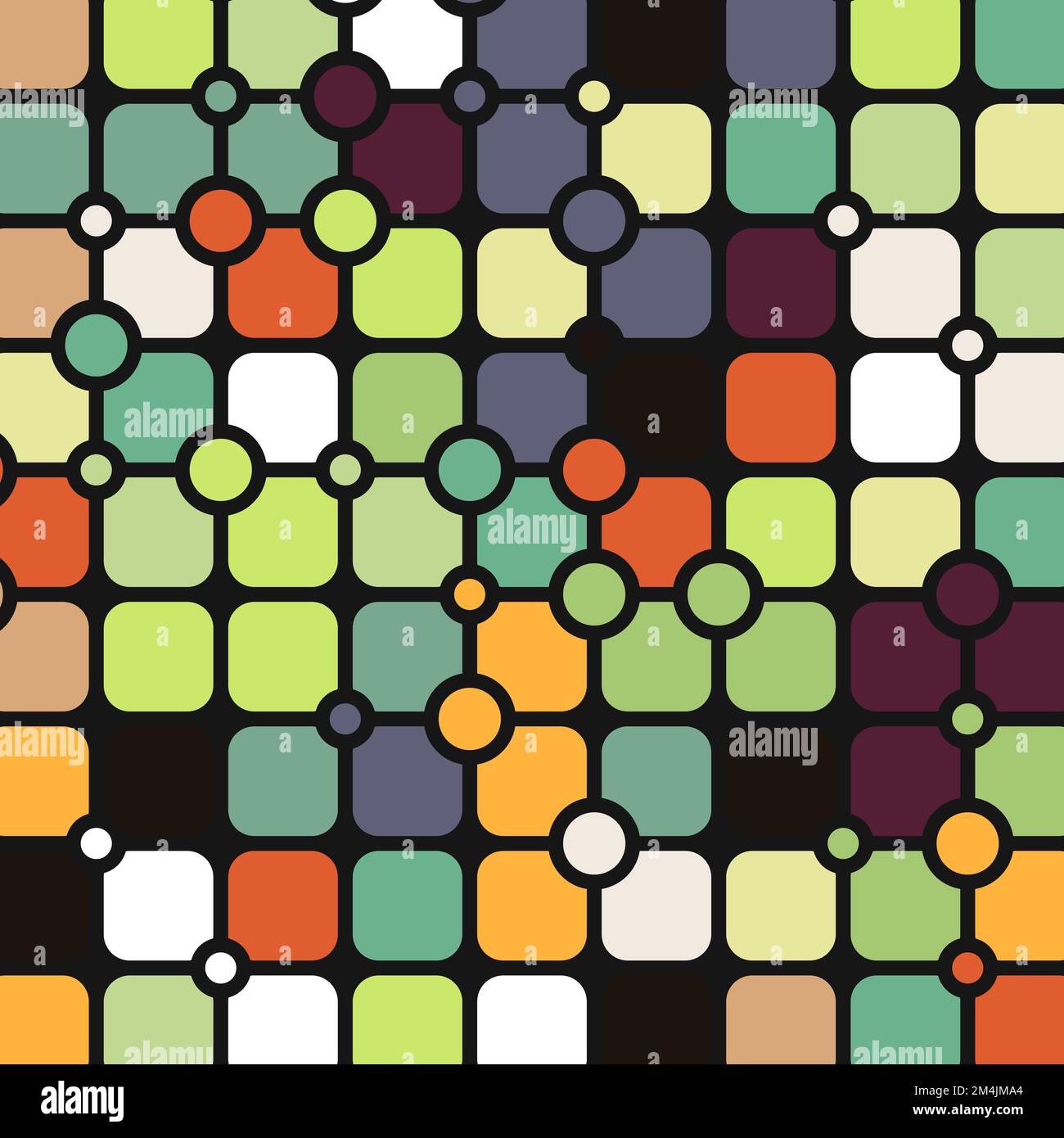 Color checkered squares background generative pattern illustration ...