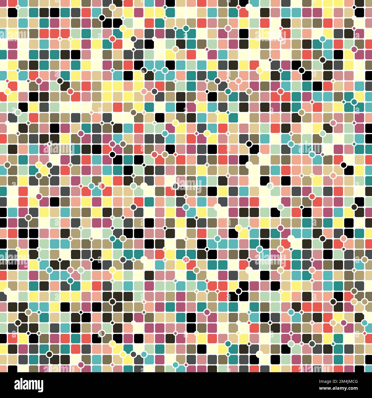 Color checkered squares background generative pattern illustration ...