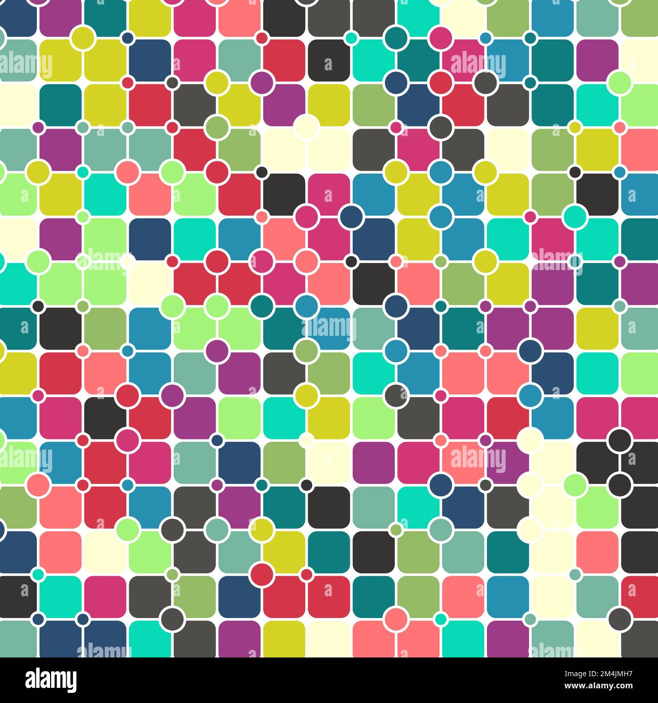 Color checkered squares background generative pattern illustration ...