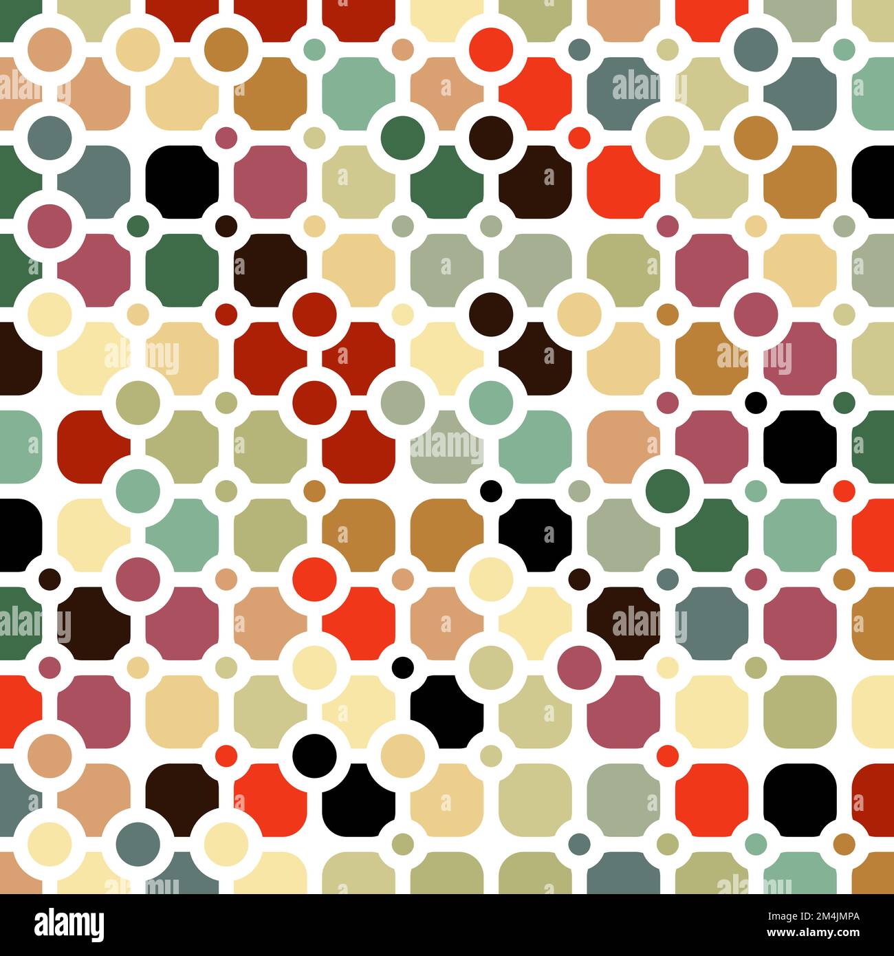 Color checkered squares background generative pattern illustration ...